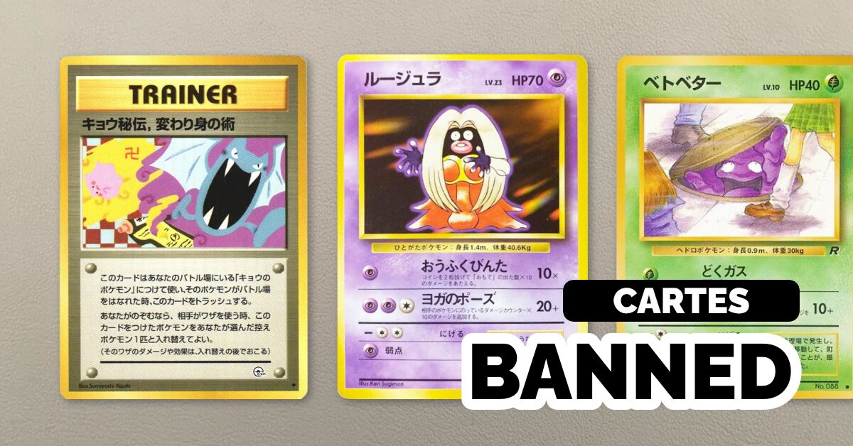 Liste des cartes Pokémon japonaises bannies (banned)